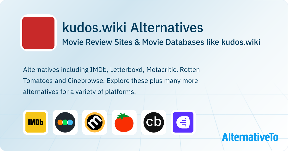 kudos.wiki Alternatives: Top 11 Movie Review Sites | AlternativeTo