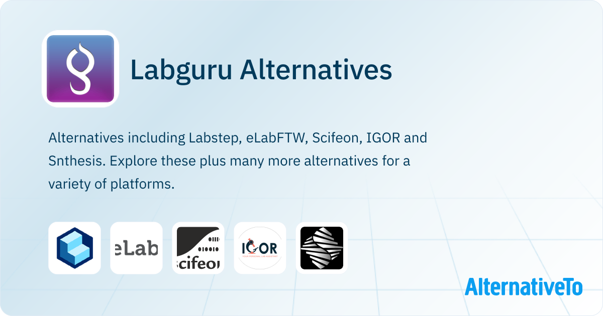 Labguru Alternatives - Explore Similar Apps & Services | AlternativeTo