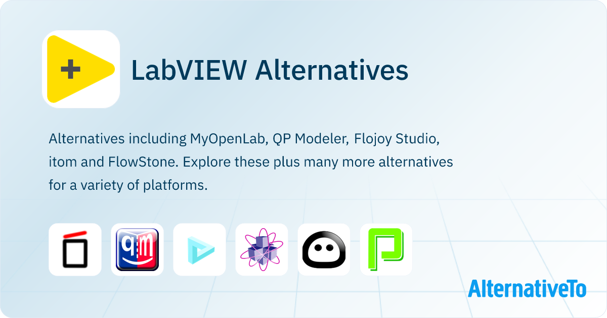 LabVIEW Alternatives - Explore Similar Software | AlternativeTo
