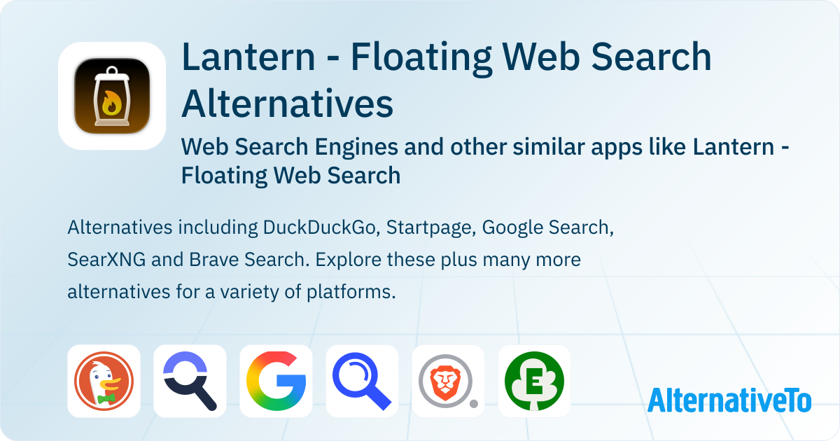 Lantern - Floating Web Search Alternatives: Top 12 Web Search Engines ...