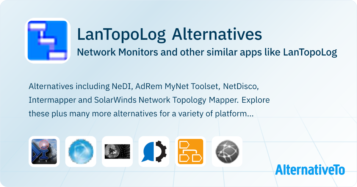 LanTopoLog Alternatives: Top 7 Network Monitors & Similar Apps ...
