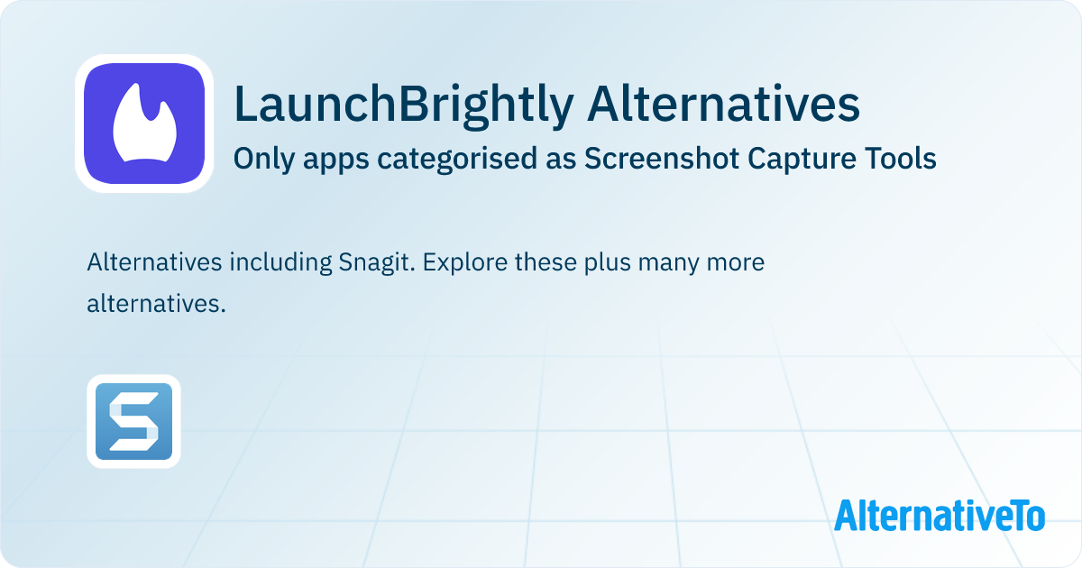 LaunchBrightly Alternatives: Top 1 Screenshot Capture Tools | AlternativeTo