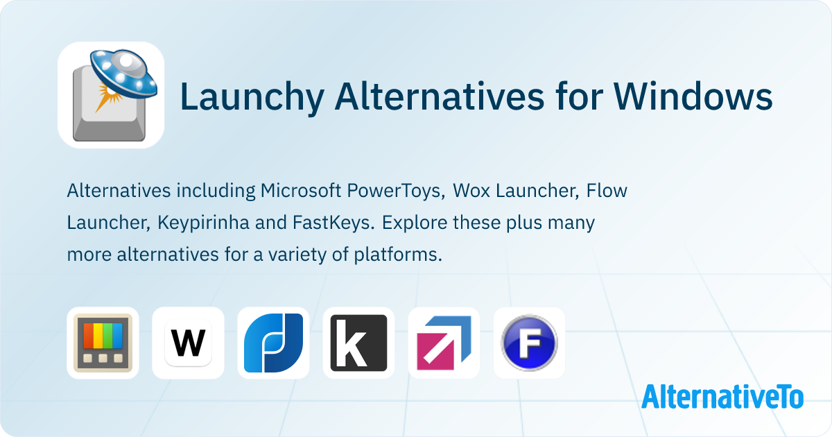 Launchy Alternatives for Windows: Top 12 Application Launchers ...