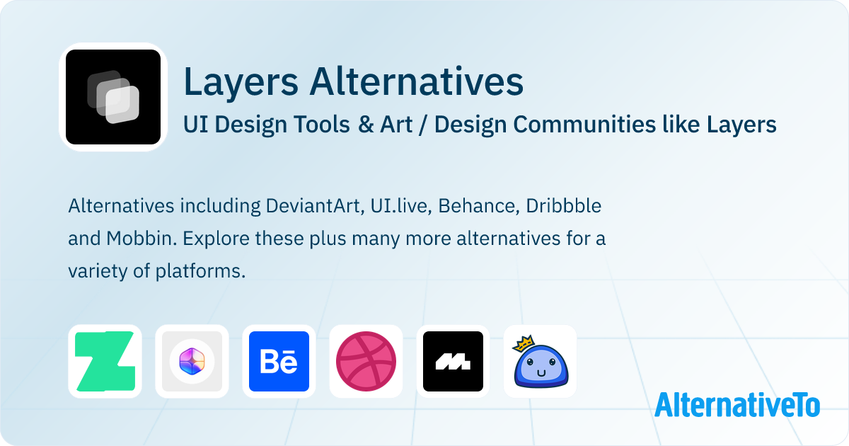 Layers Alternatives: Top 24 UI Design Tools | AlternativeTo
