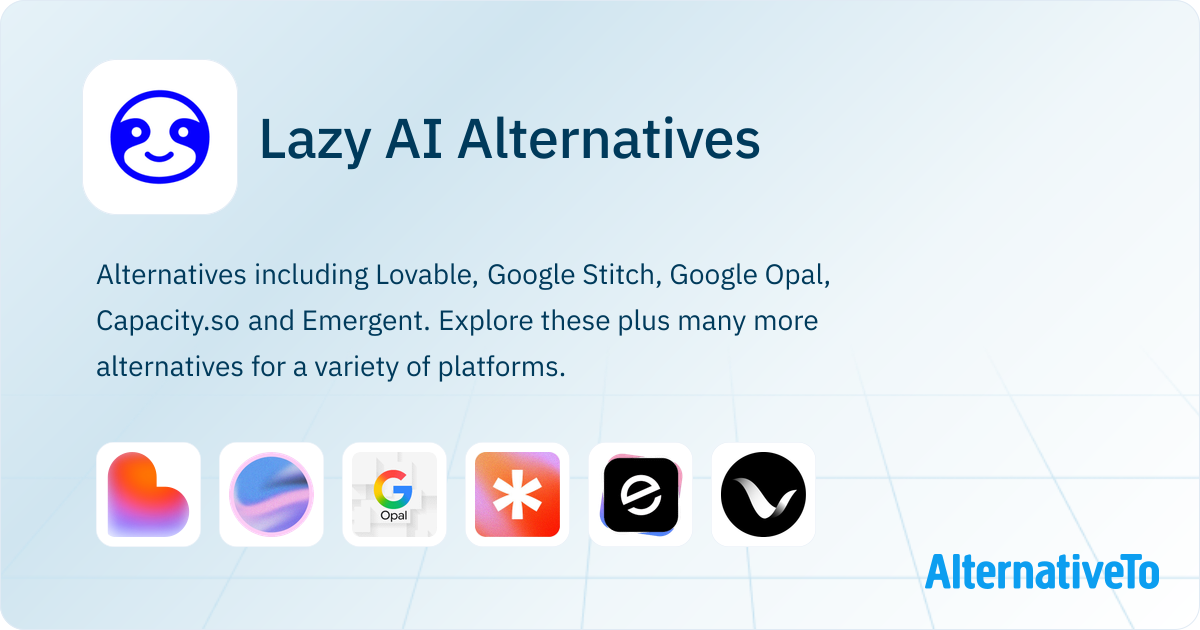 Lazy AI Alternatives - Explore Similar Sites & Apps | AlternativeTo