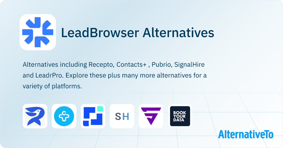 LeadBrowser Alternatives - Explore Similar Sites & Apps | AlternativeTo