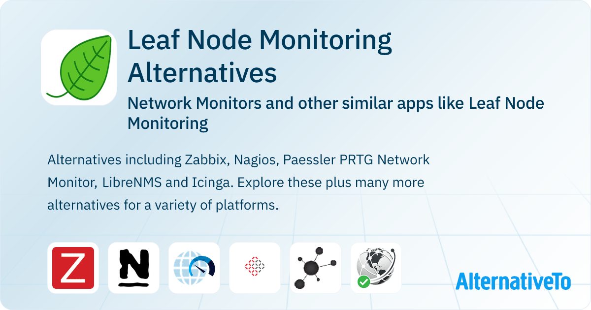 Leaf Node Monitoring Alternatives: Top 8 Network Monitors & Similar ...