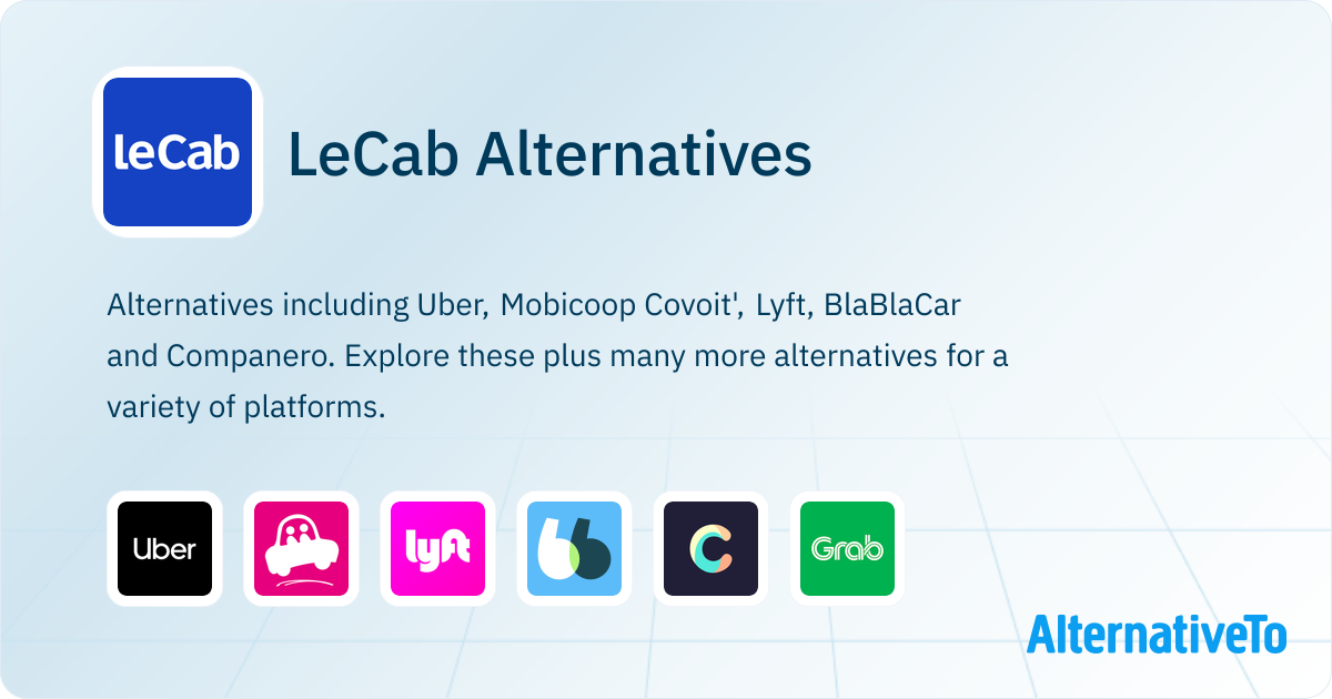 LeCab Alternatives - Explore Similar Apps & Services | AlternativeTo