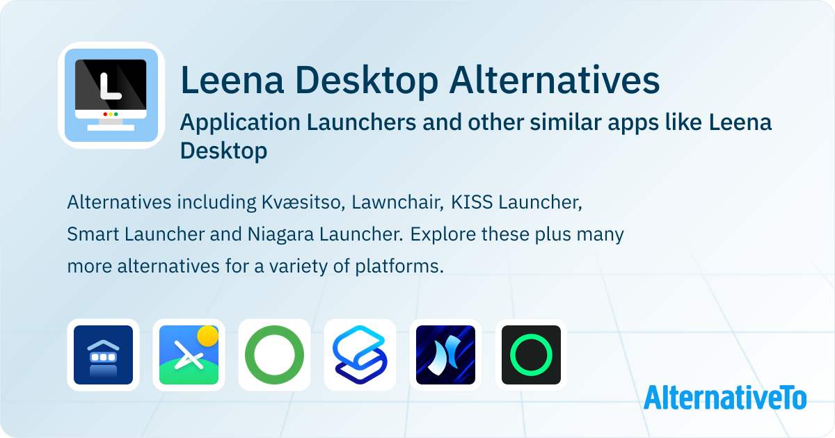 Leena Desktop Alternatives: Top 12 Application Launchers & Similar Apps ...