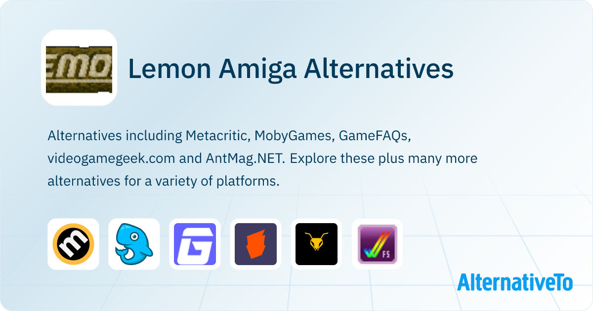 Lemon Amiga Alternatives - Explore Similar Sites & Apps | AlternativeTo