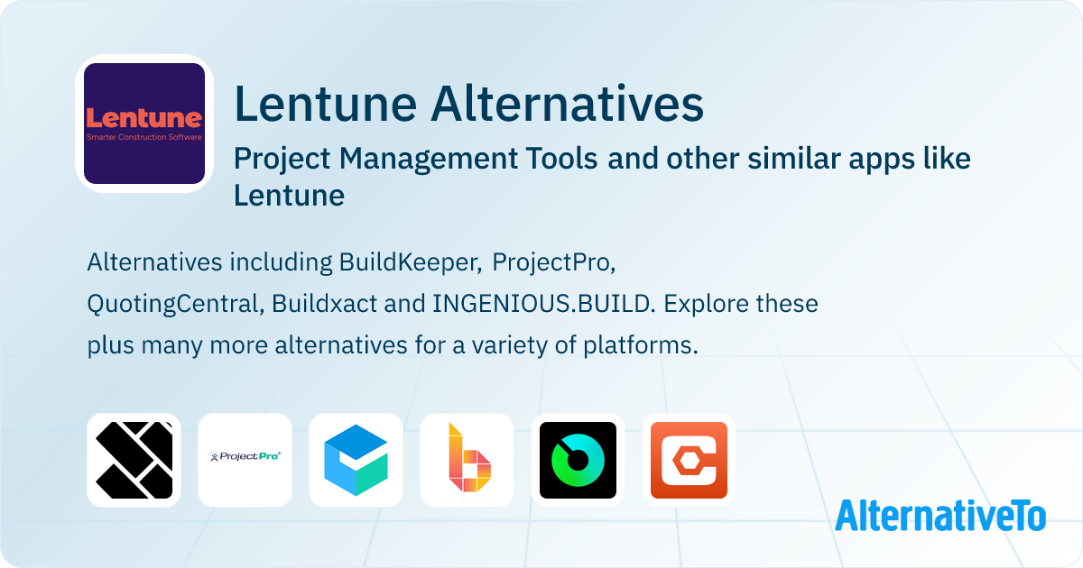Lentune Alternatives: Top 7 Project Management Tools & Similar Apps ...