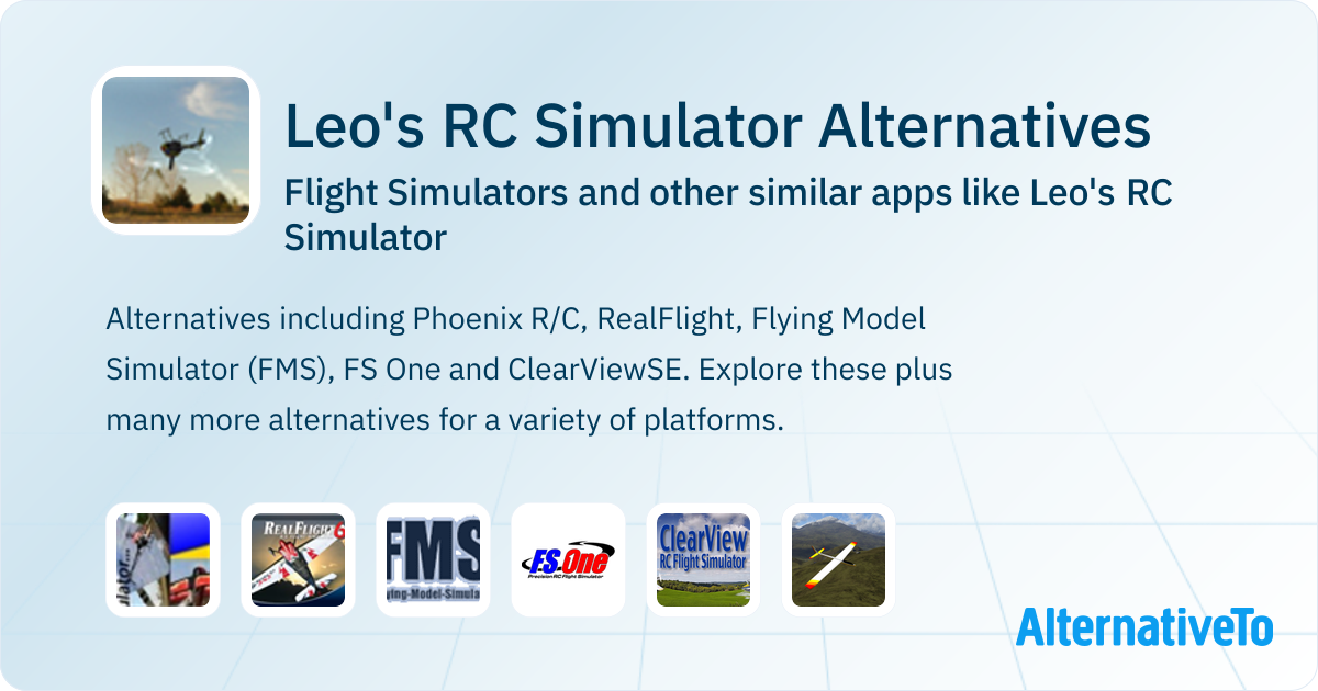 Leo's RC Simulator Alternatives: Top 6 Flight Simulators & Similar ...