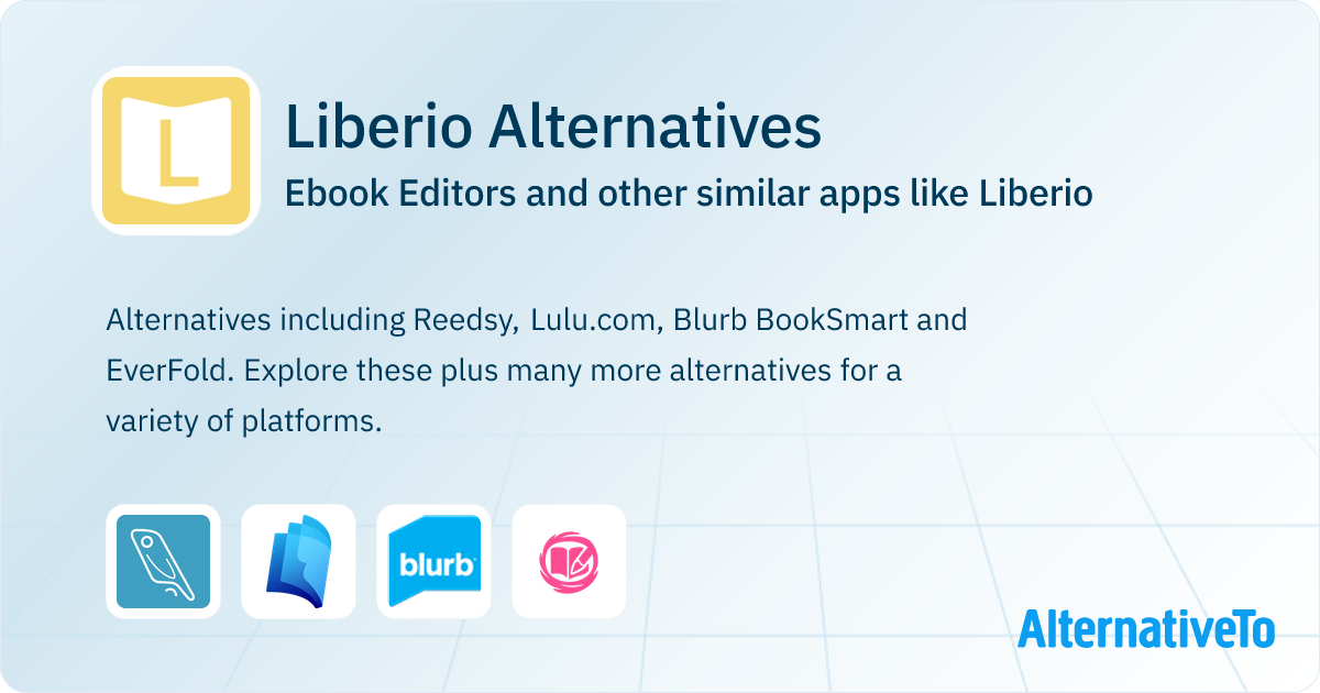 Liberio Alternatives: Top 4 Ebook Editors & Similar Websites ...