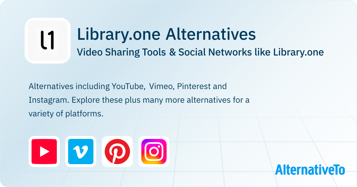 Library.one Alternatives: Top 4 Video Sharing Tools | AlternativeTo