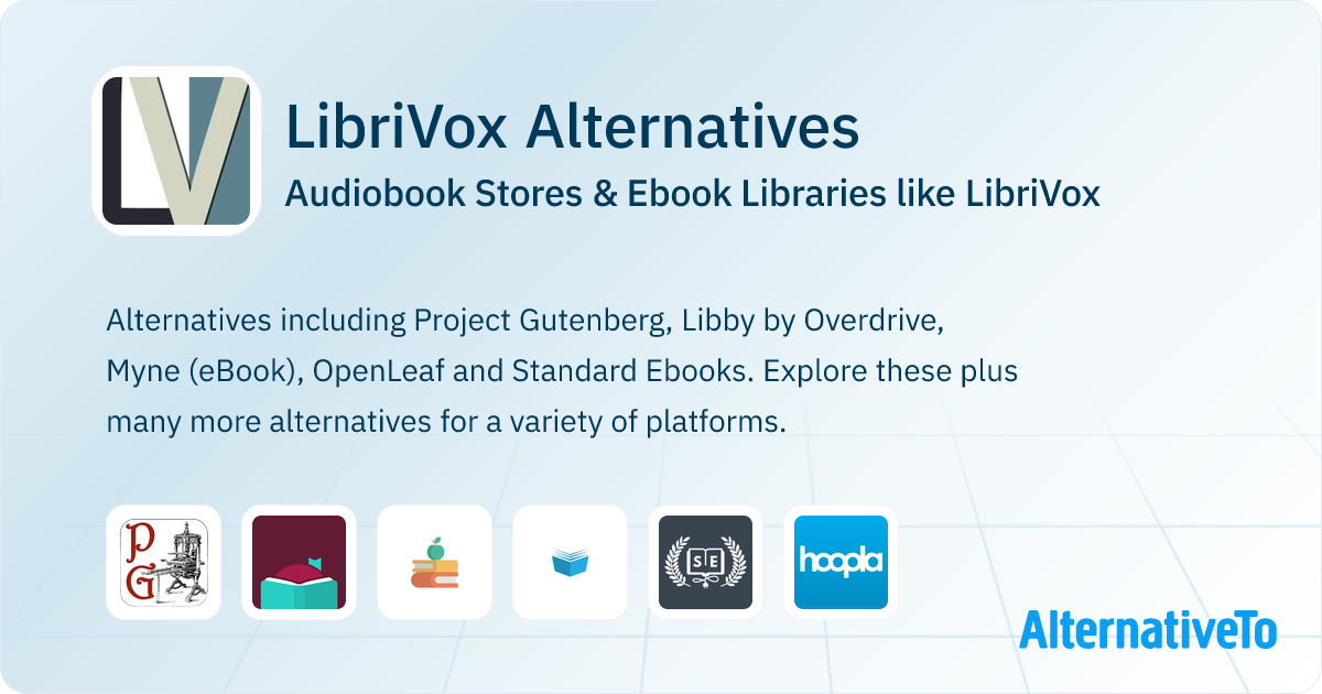 LibriVox Alternatives: Top 12 Audiobook Stores | AlternativeTo