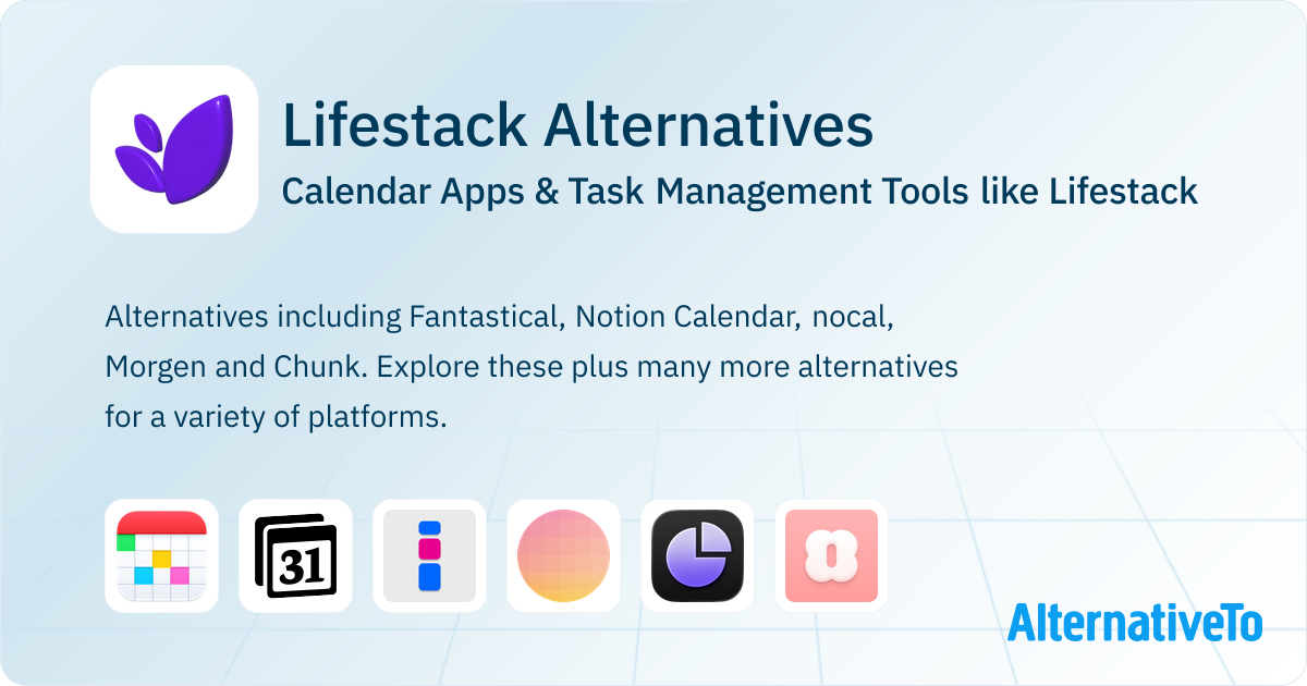 Lifestack Alternatives: Top 21 Calendar Apps | AlternativeTo