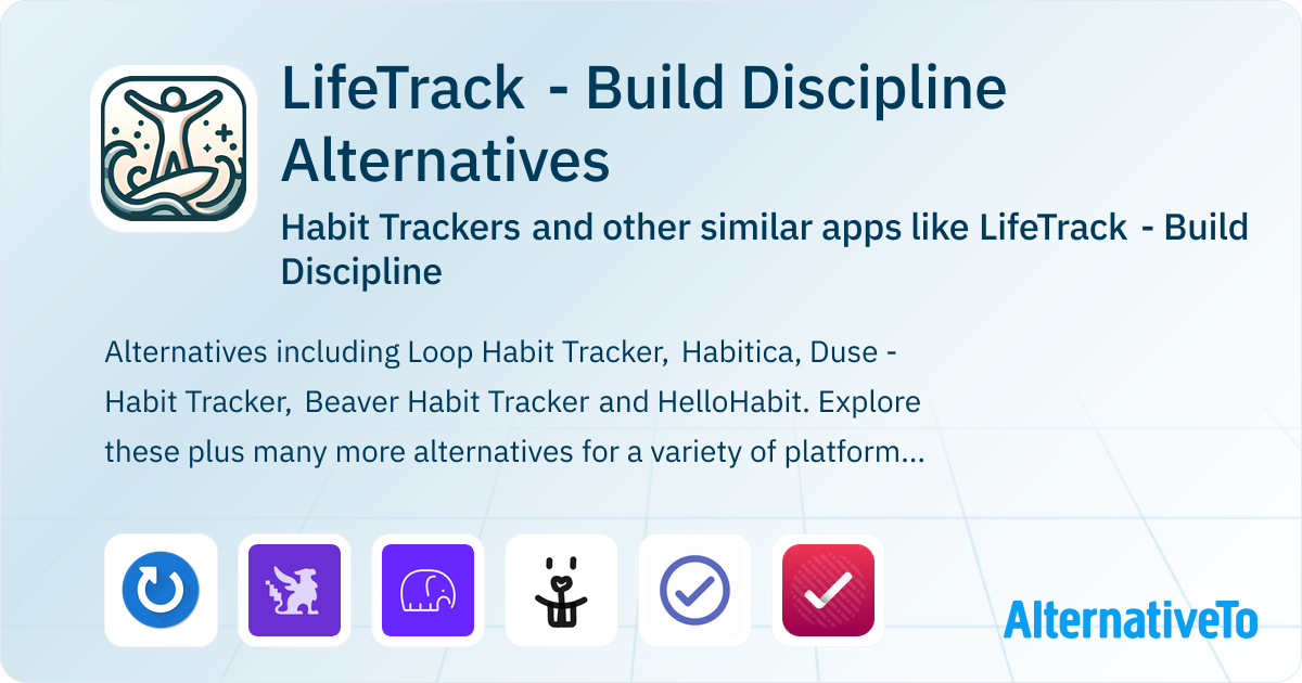 LifeTrack - Build Discipline Alternatives: Top 11 Habit Trackers ...