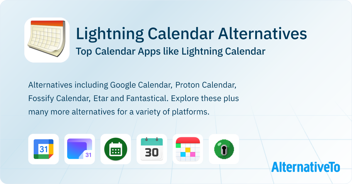 Great Lightning Calendar Alternatives: Top Calendar Apps in 2024 ...