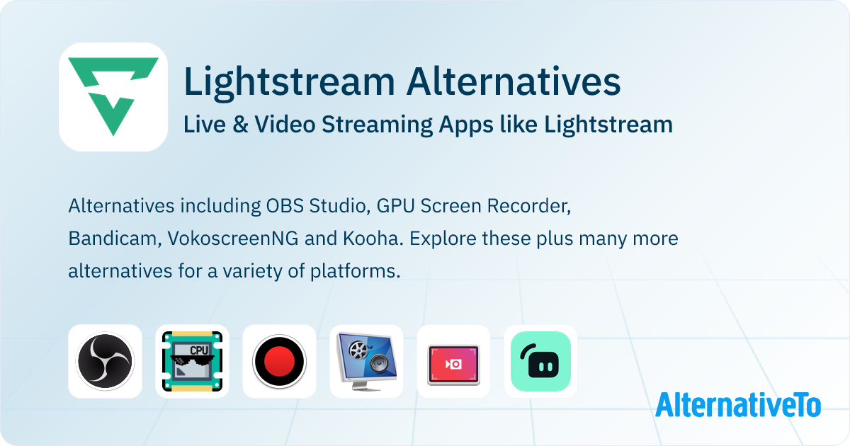 Lightstream Alternatives: Top 12 Live Streaming Tools and Services ...