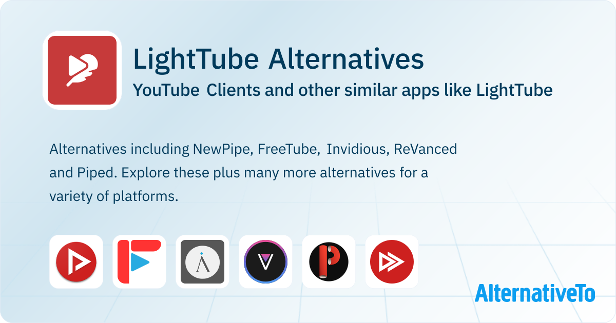LightTube Alternatives: Top 12 YouTube Clients & Similar Apps ...