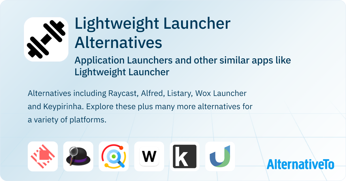 Lightweight Launcher Alternatives: Top 12 Application Launchers ...