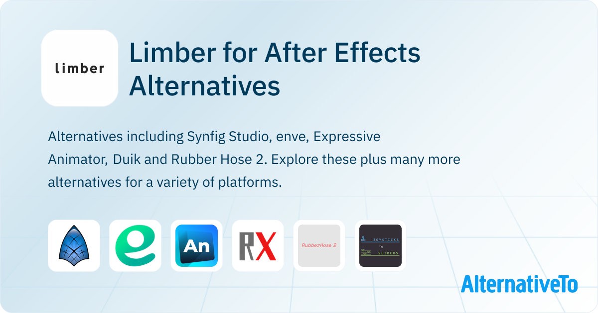 Limber for After Effects Alternatives - Explore Similar Software ...