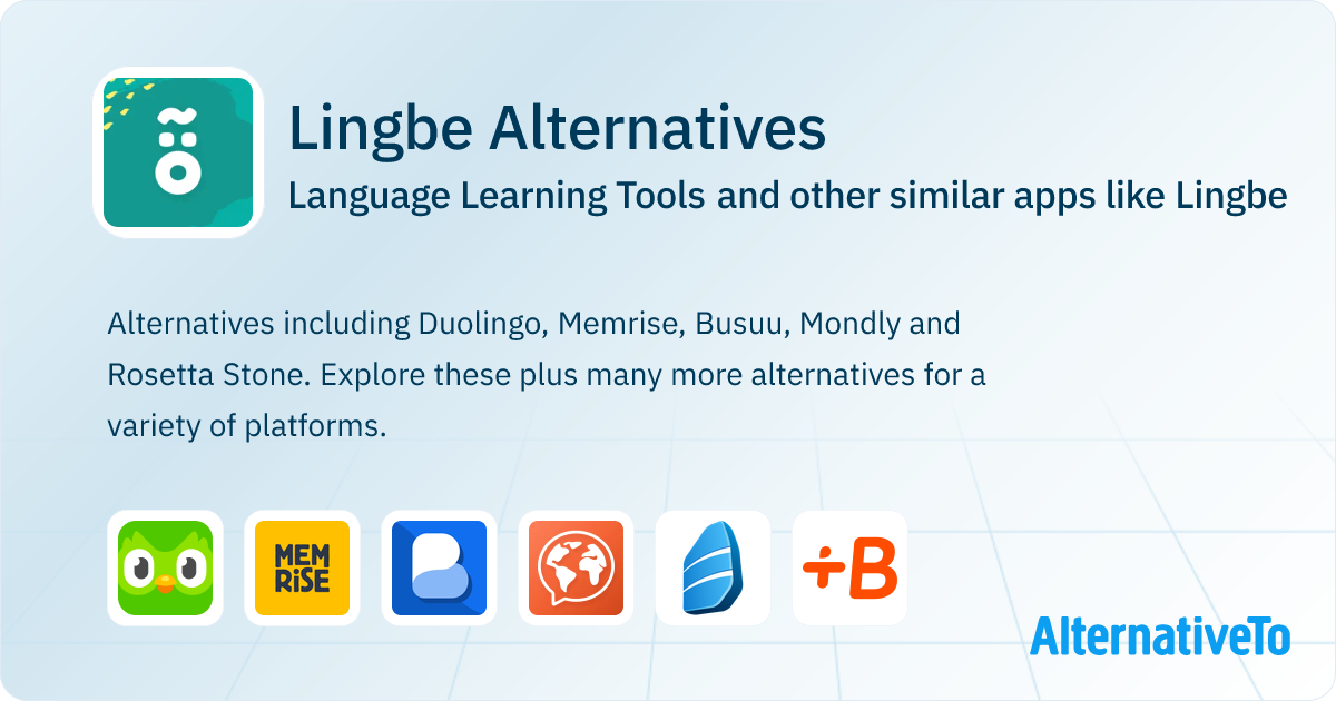 Lingbe Alternatives: Top 12 Language Learning Tools & Similar Apps ...