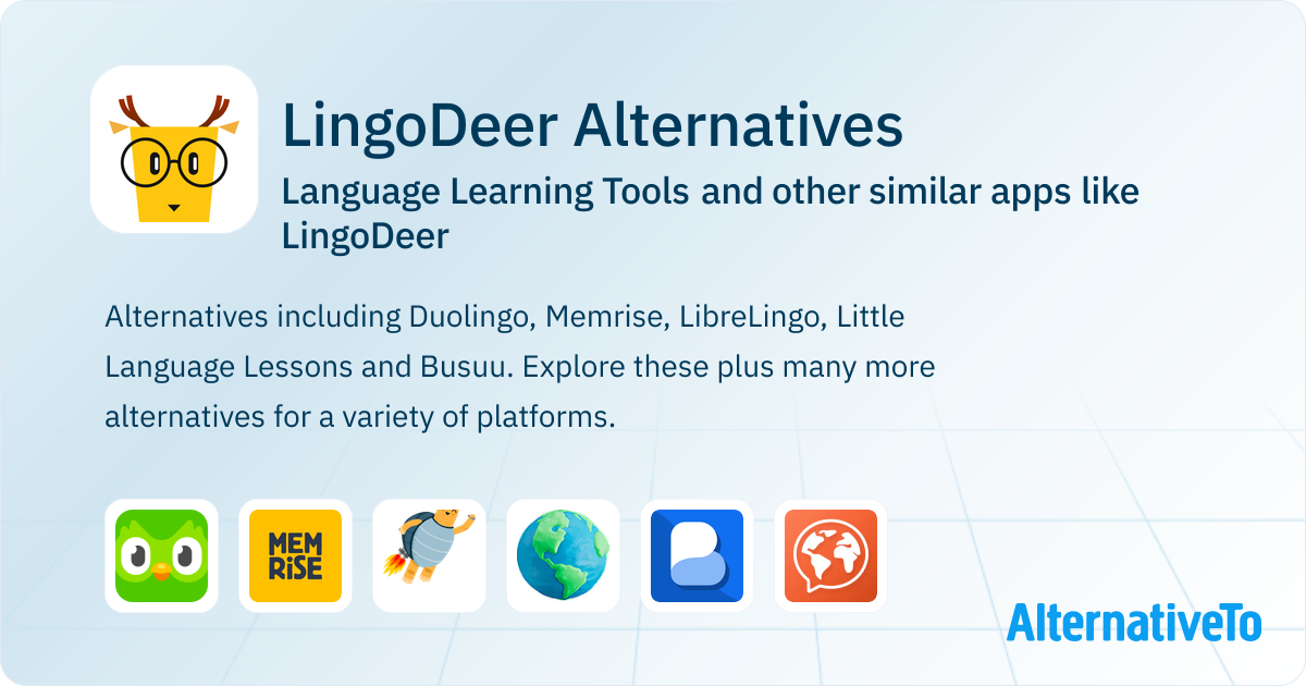 LingoDeer Alternatives: Top 12 Language Learning Tools & Similar Apps ...