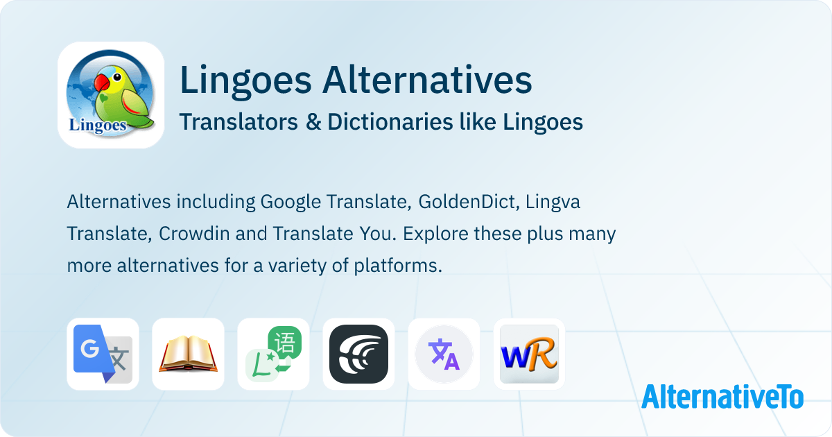 Lingoes Alternatives: Top 12 Translators & Dictionaries | AlternativeTo