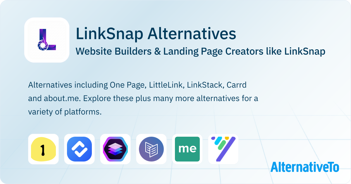 LinkSnap Alternatives: Top 12 Website Builders | AlternativeTo