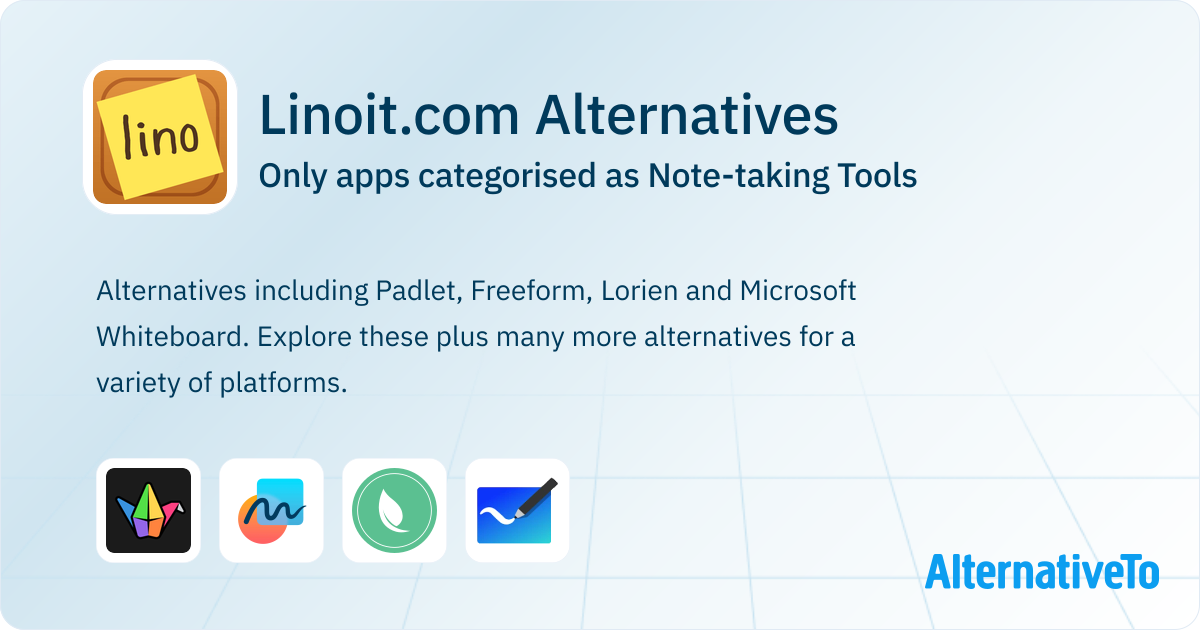 Linoit.com Alternatives: Top 4 Note-taking Tools | AlternativeTo
