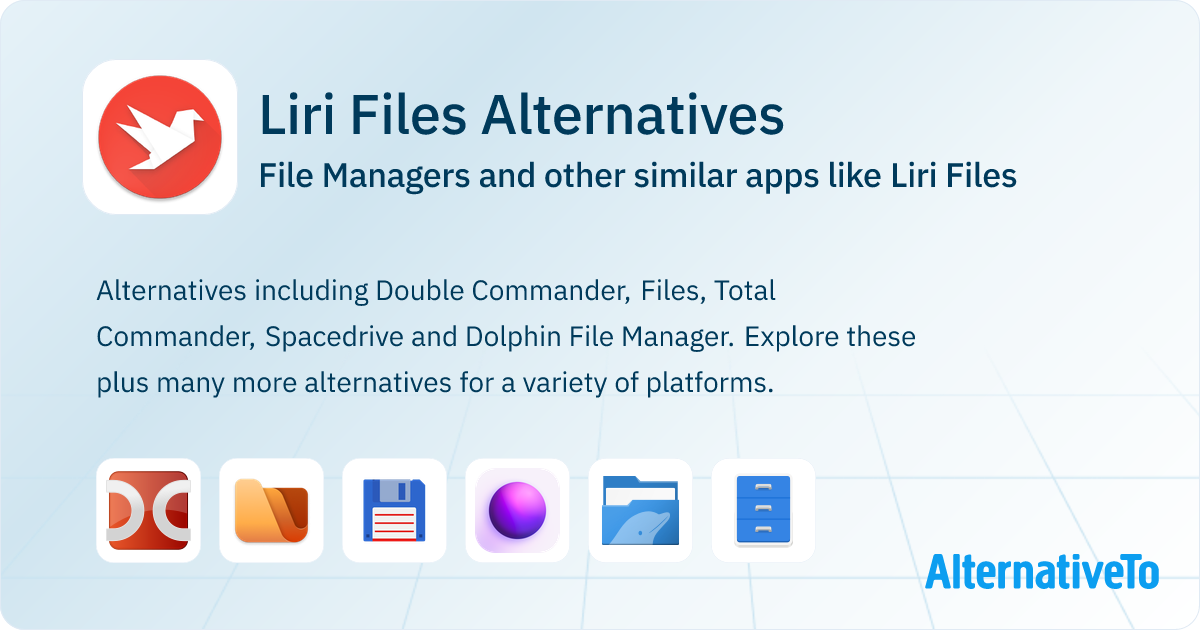 Liri Files Alternatives: Top 12 File Managers & Similar Apps ...