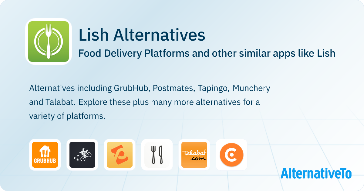 Lish Alternatives: Top 6 Food Delivery Platforms & Similar Apps ...