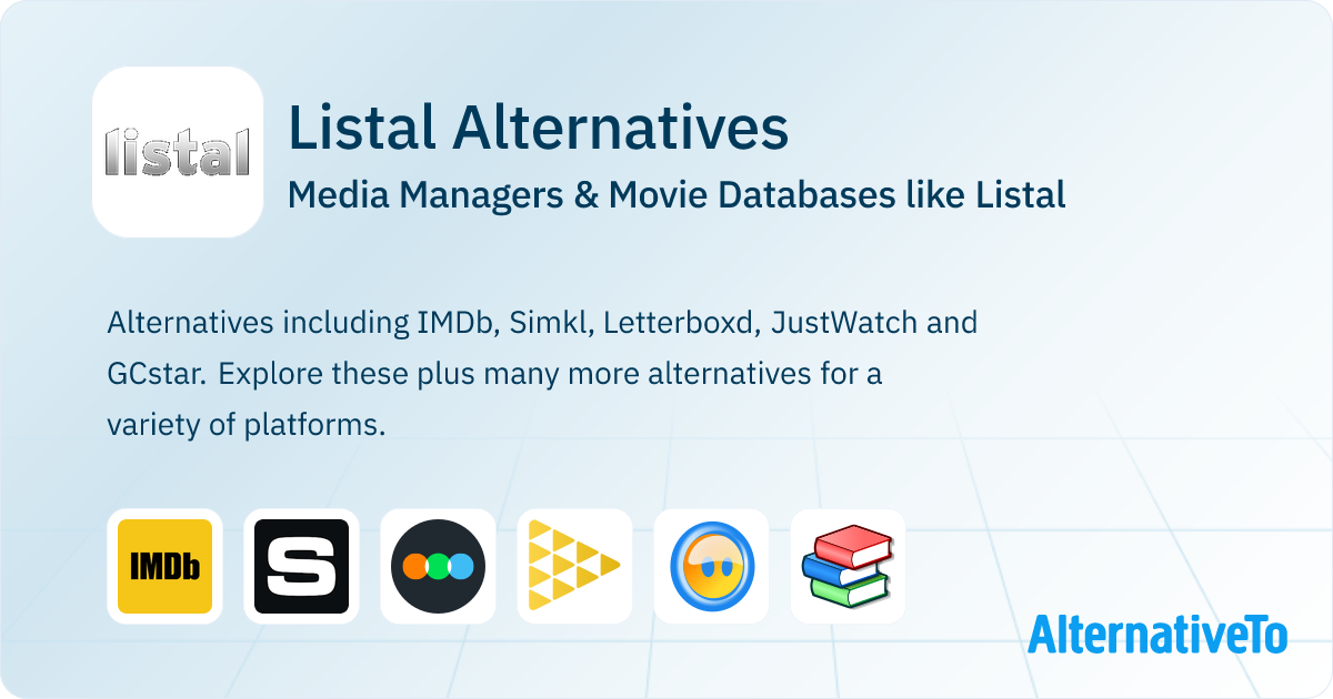 Listal Alternatives: Top 12 Media Managers & Movie Databases ...
