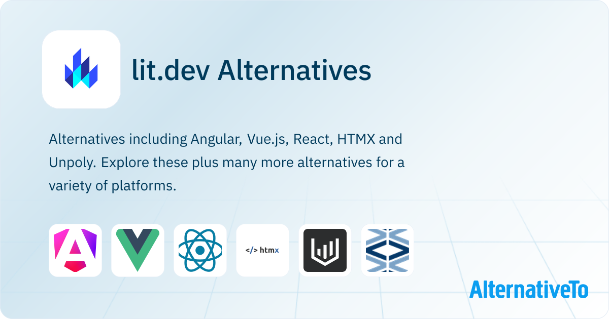 lit.dev Alternatives - Explore Similar Sites & Apps | AlternativeTo