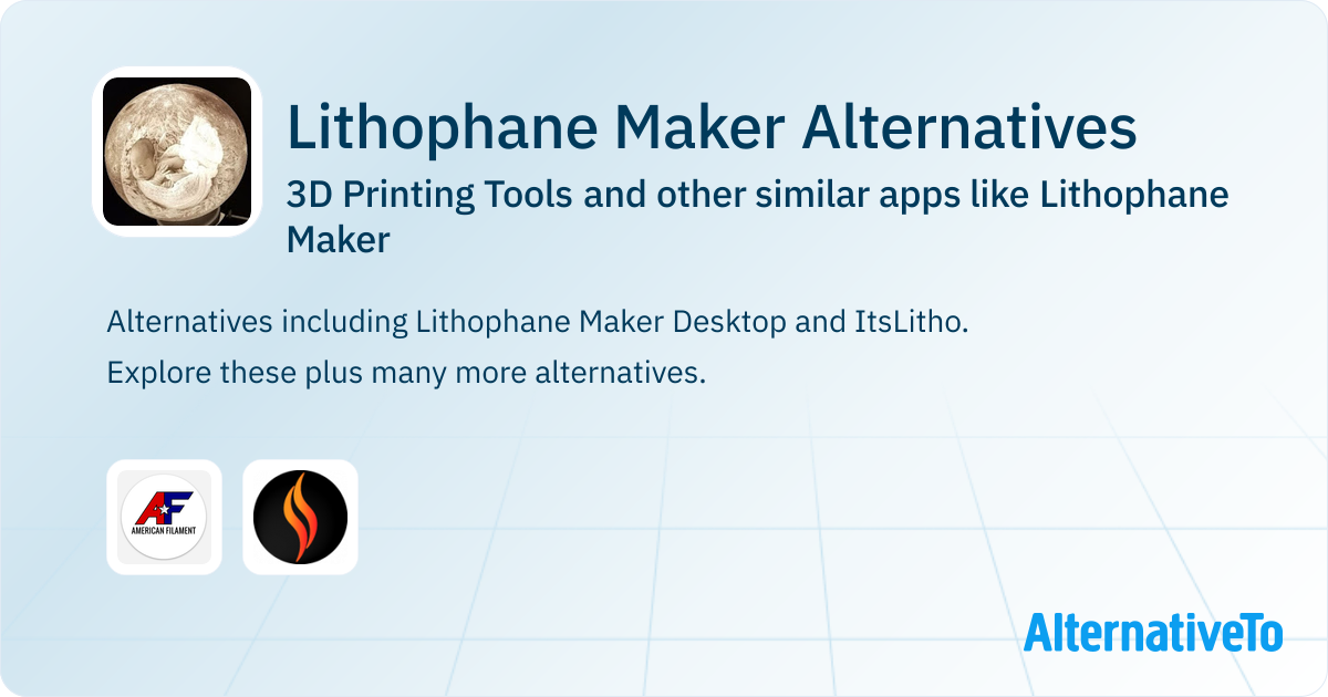 Lithophane Maker Alternatives: Top 2 3D Printing Tools & Similar Apps ...
