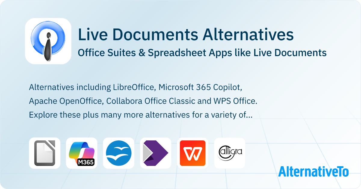 Live Documents Alternatives: Top 12 Office Suites | AlternativeTo