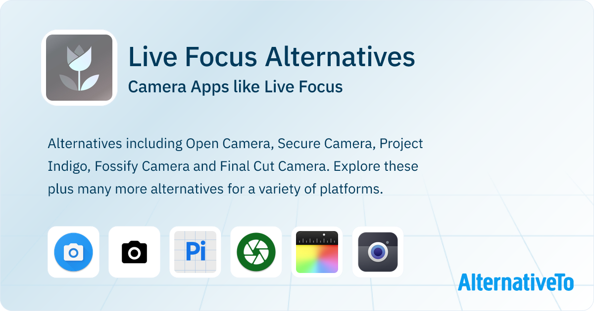 Live Focus Alternatives: Top 12 Camera & Similar Apps | AlternativeTo