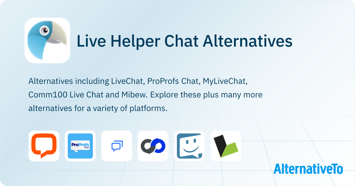 Live Helper Chat Alternatives - Explore Similar Apps & Services ...