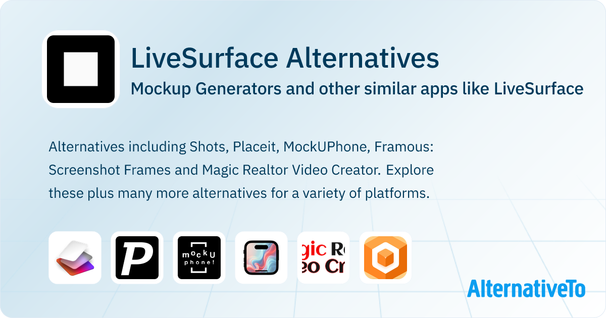 LiveSurface Alternatives: Top 18 Mockup Generators & Similar Apps ...
