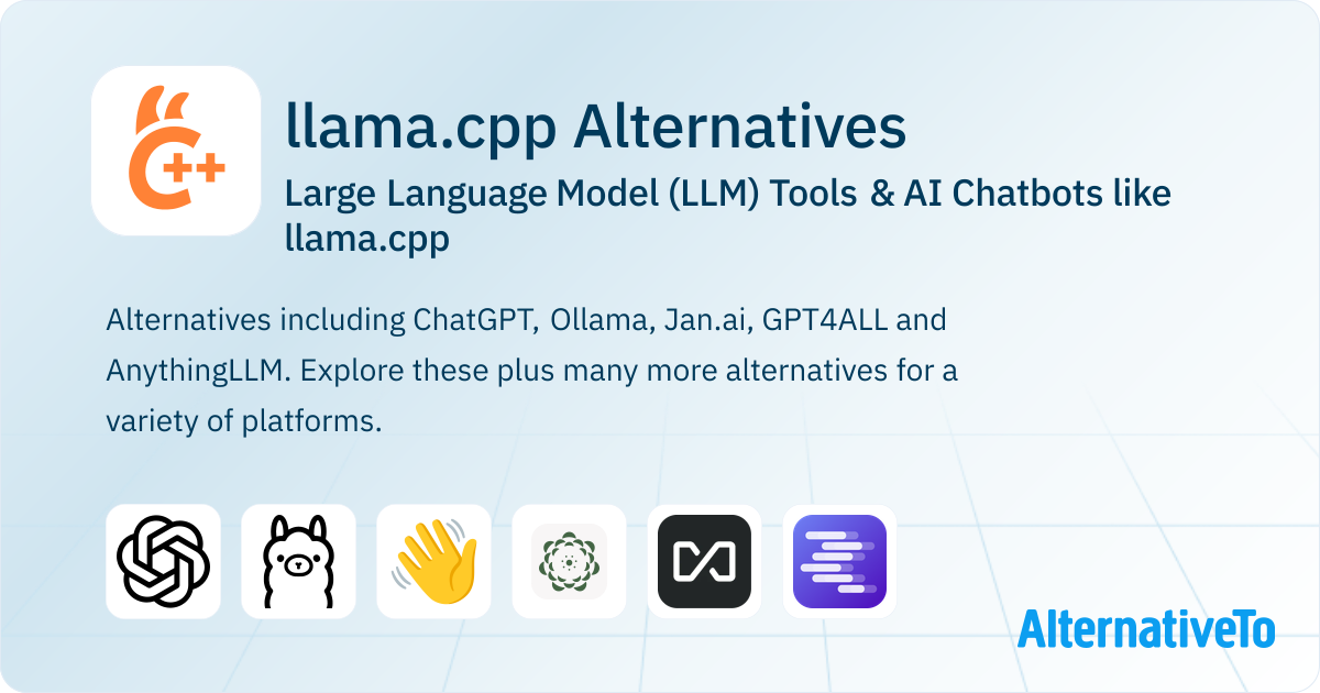 llama.cpp Alternatives: Large Language Model (LLM) Tools - Page 2 ...