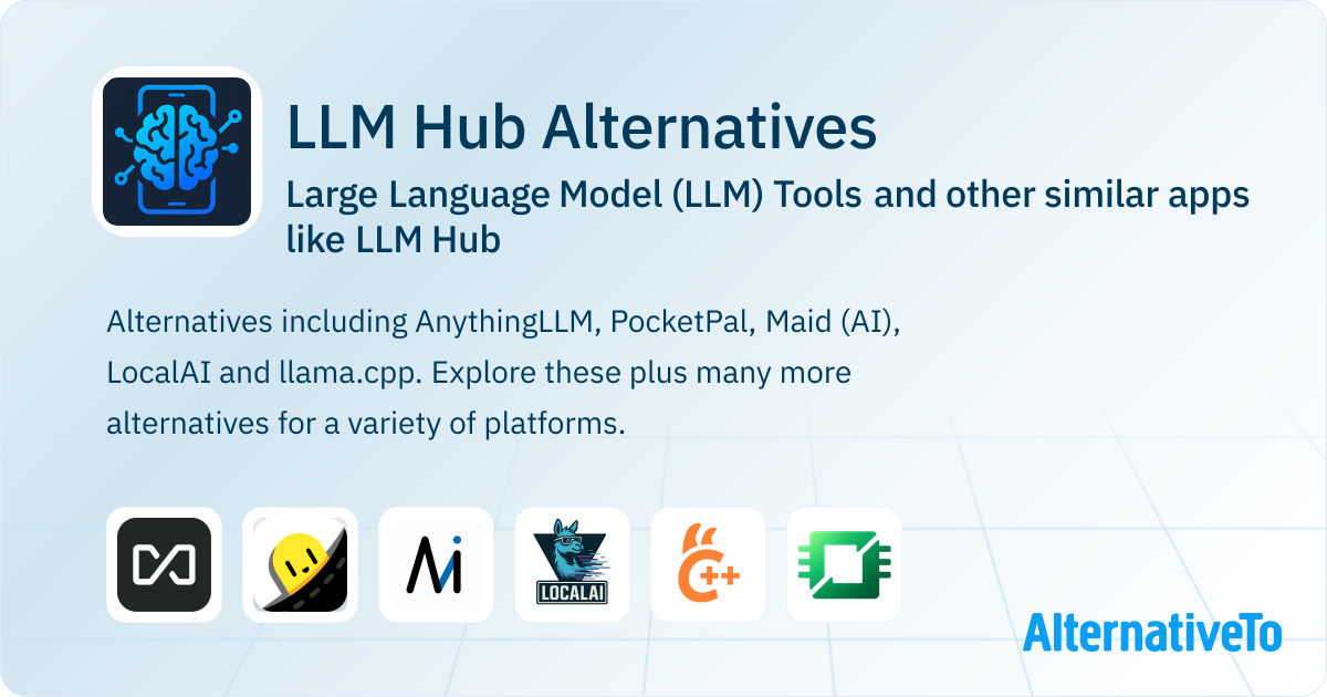 LLM Hub Alternatives: Top 21 Large Language Model (LLM) Tools & Similar ...