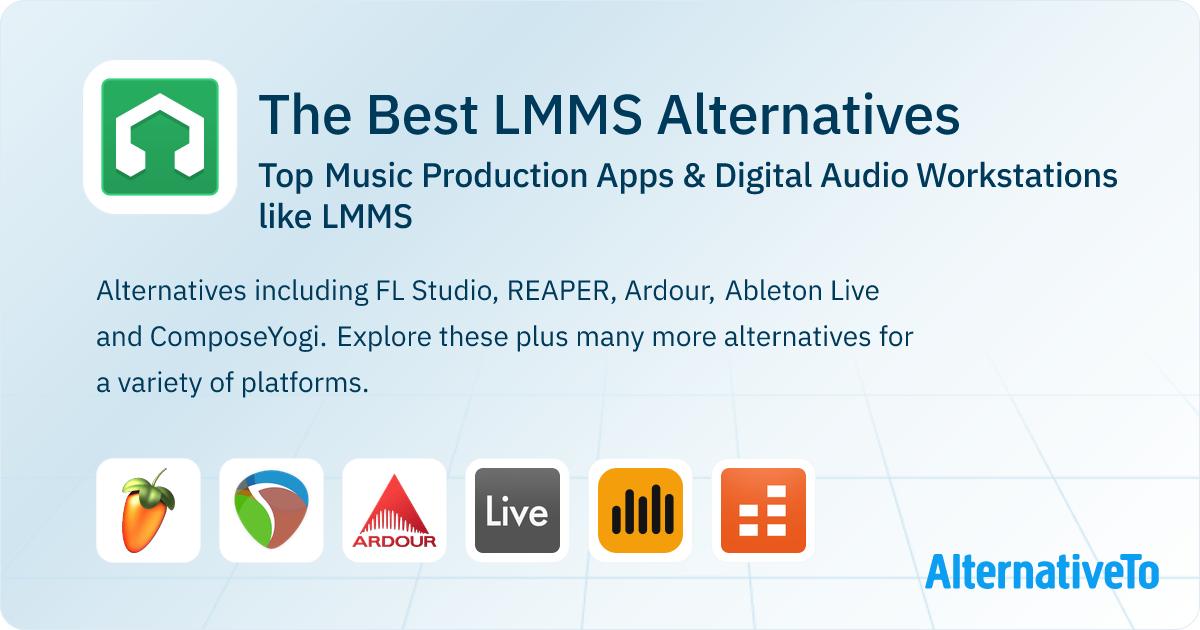 Best LMMS Alternatives: Top Music Production Apps in 2026 | AlternativeTo