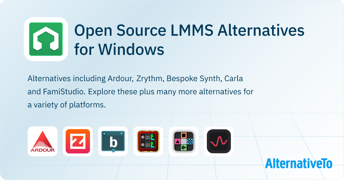 Open Source LMMS Alternatives for Windows: Top 17 Music Production Apps ...