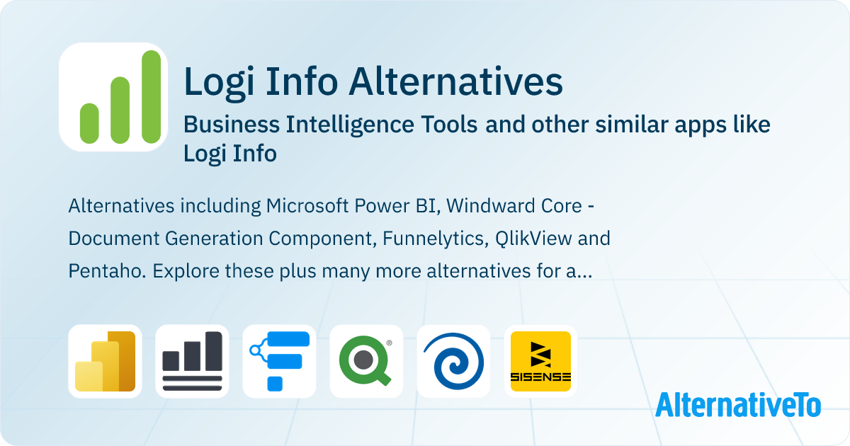 Logi Info Competitors: Top 12 Alternative Business Intelligence Tools ...