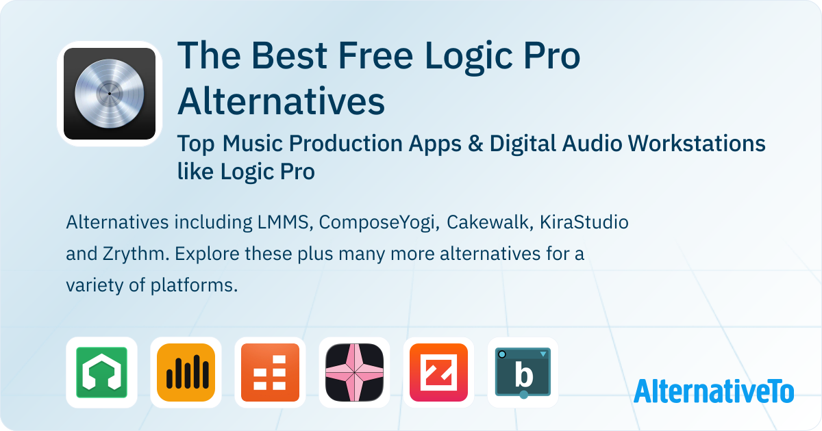 Free Logic Pro Alternatives: Top 12 Music Production Apps | AlternativeTo