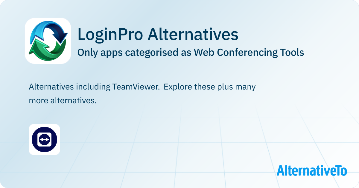 LoginPro Alternatives: Top 1 Web Conferencing Tools | AlternativeTo