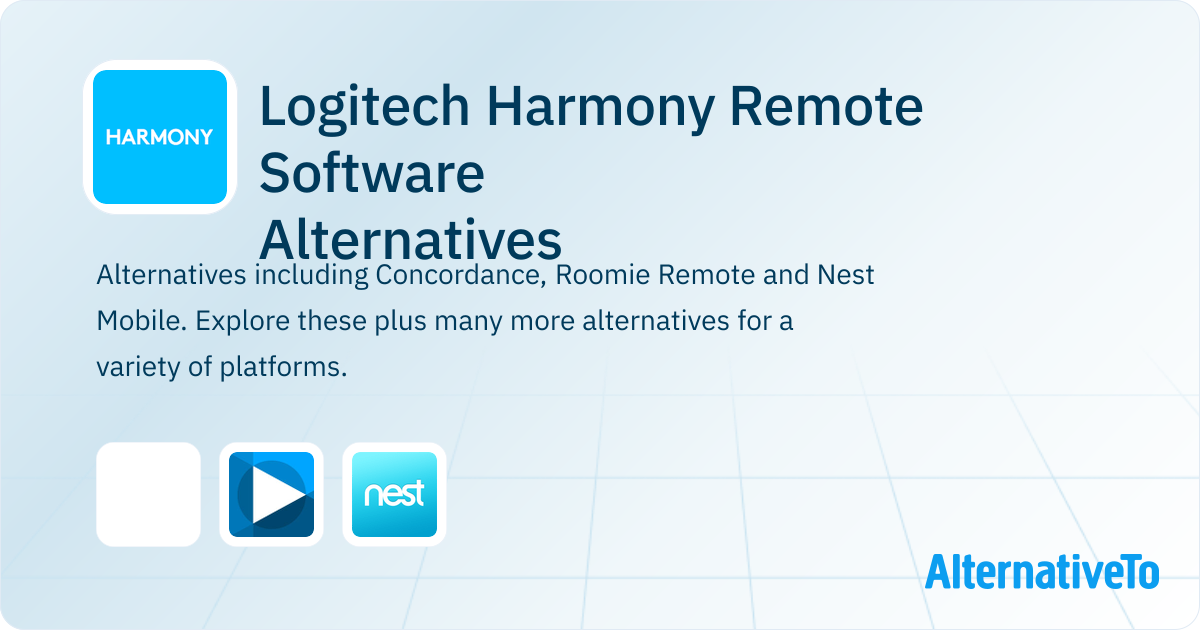 Logitech Harmony Remote Software Alternatives - Explore Similar Apps ...