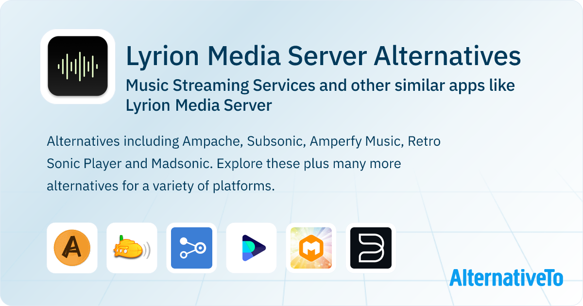 Lyrion Media Server Alternatives: Top 16 Music Streaming Services ...