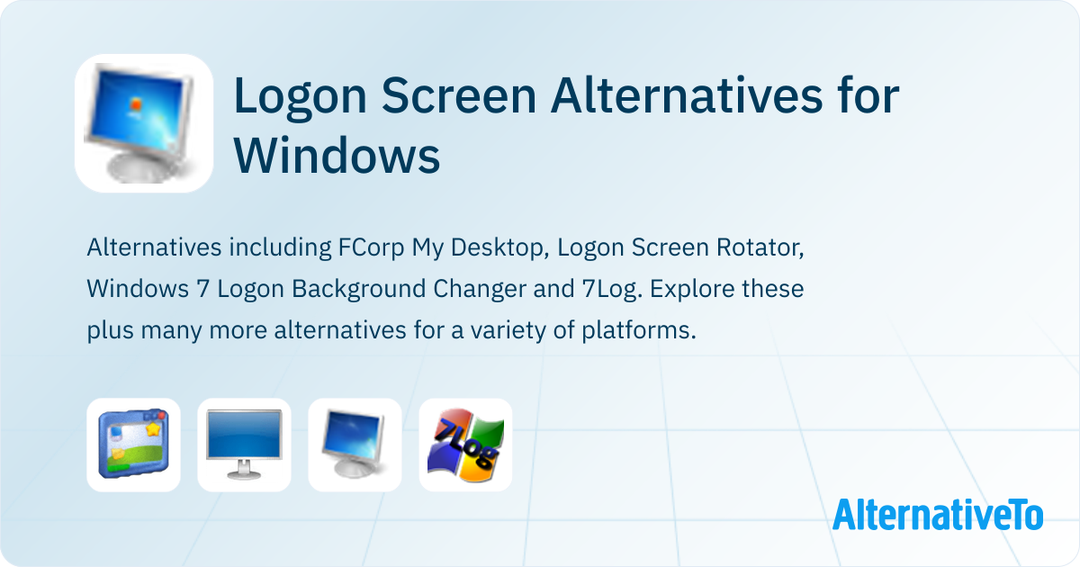Logon Screen Alternatives for Windows | AlternativeTo